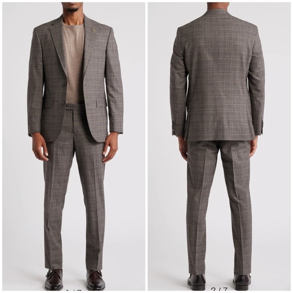 Ted Baker London | Suits & Blazers | New Ted Baker Jay Slim Fit Glen ...